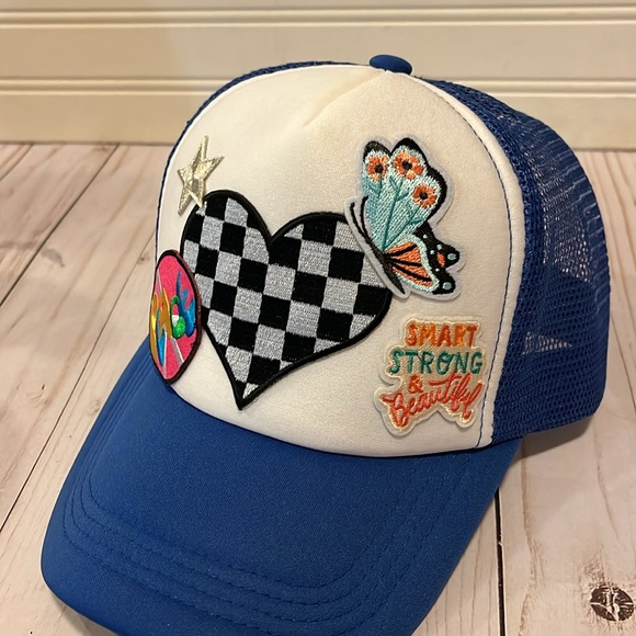 Accessories | Trending Trucker Hat With Embroidered Patches | Poshmark